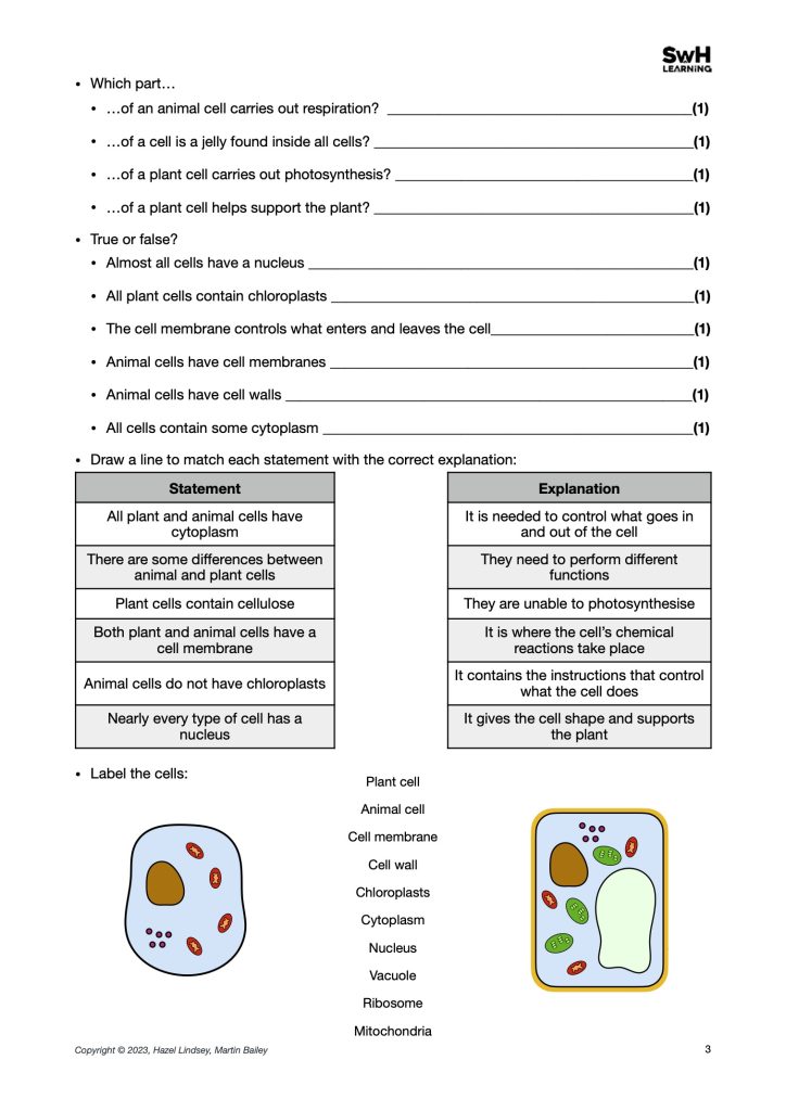 The Perfect Answer Workbook (INCLUDING ANSWERS) – Edexcel IGCSE Biology ...