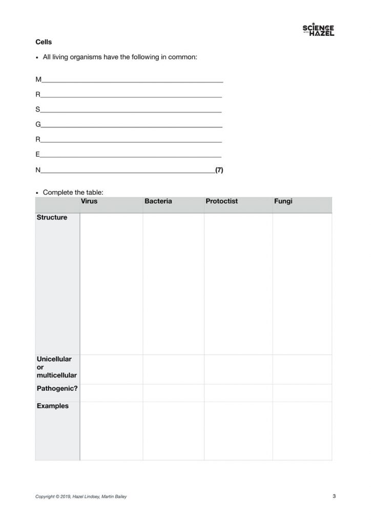 The Perfect Answer Workbook Including Answers Edexcel Igcse Biology